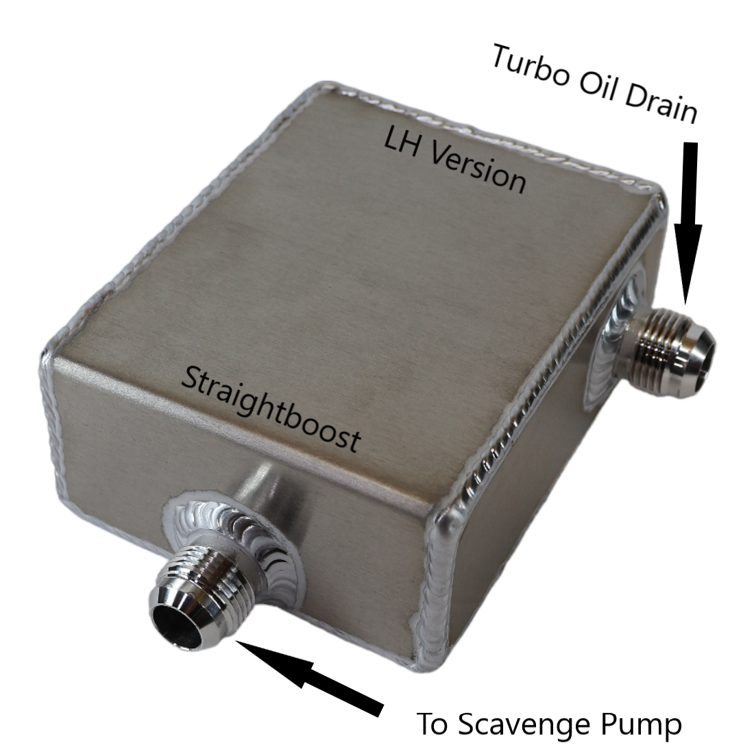 SBP Custom Made SINGLE Turbo Oil Drain Tank Box Scavenge Turbocharger ...